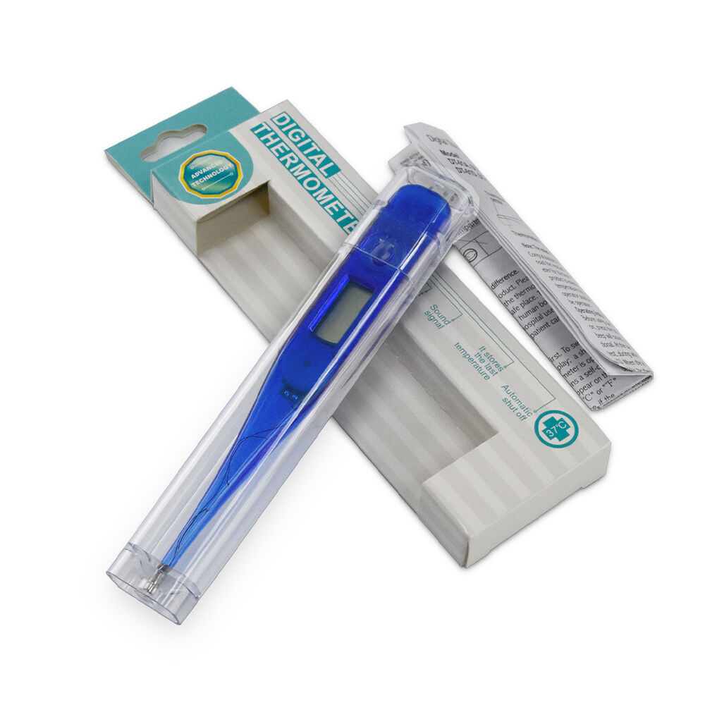 HUAAN Digital termometer kvicksilverfri, hård spets, 60 sekunder, feberlarm, DT-01D BLUE ...